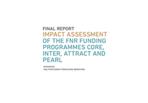 IMPACT assessment of FNR major funding schemes - FNR