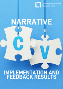 Narrative CV: Implementation and feedback results - FNR