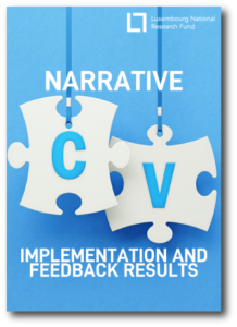 Narrative CV: Implementation and feedback results - FNR