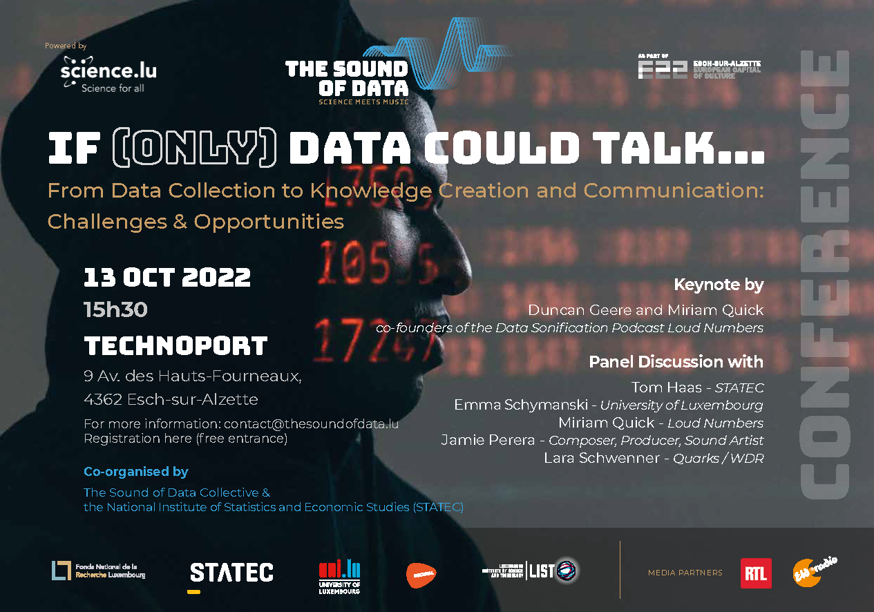 Esch2022 | Sound of Data | Conference ‘If Data could talk…’ - FNR